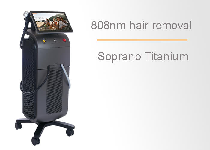 Soprano titanium 808nm hair removal have differnt reactive to each color
