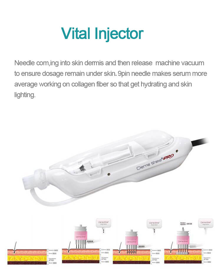 vital injector - Hycoox injector, derma shine pro, oxygeneo pods and ...