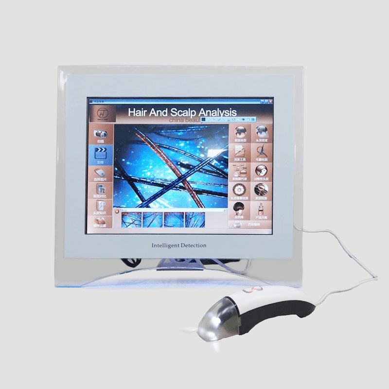 Skin and scalp analyzer different version, with or without report