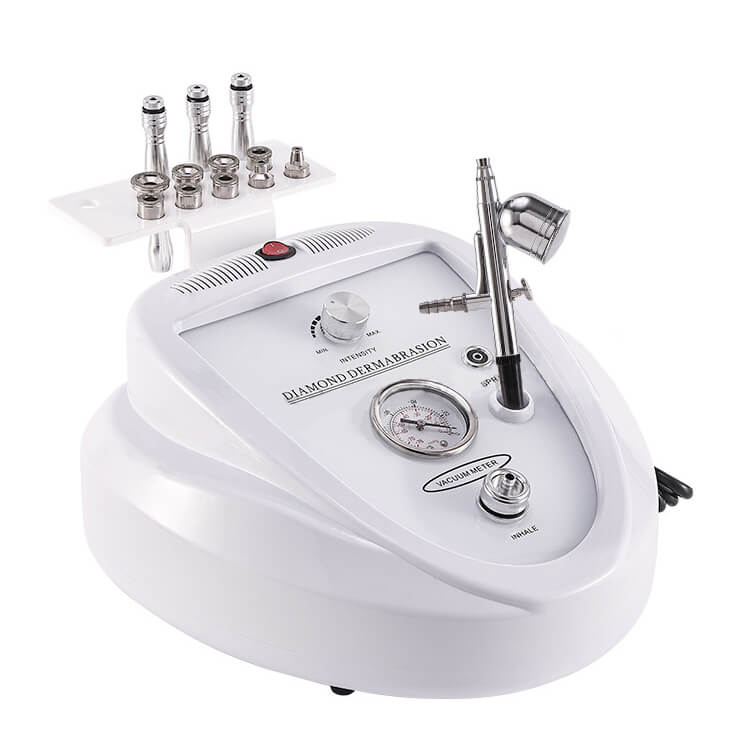 Microdermabrasion for skin pilling and exfoliating face cleaning