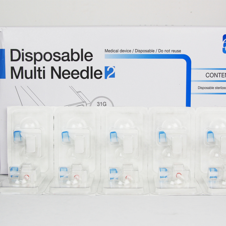 Vital injector 2 needle have flap ahead to avoid needle moving